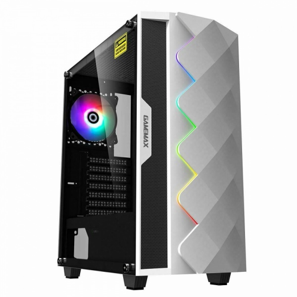 Game Max Black Diamond ARGB Midi ATX Gaming Case - DigiDirect