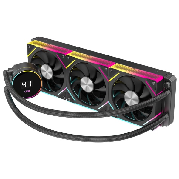 CIT PRO Glacier Black 360mm ARGB AIO Water Cooler Liquid Cooling System ...