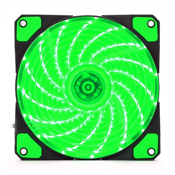 Jedel 120mm Blue LED PC Case Cooling Fan - DigiDirect