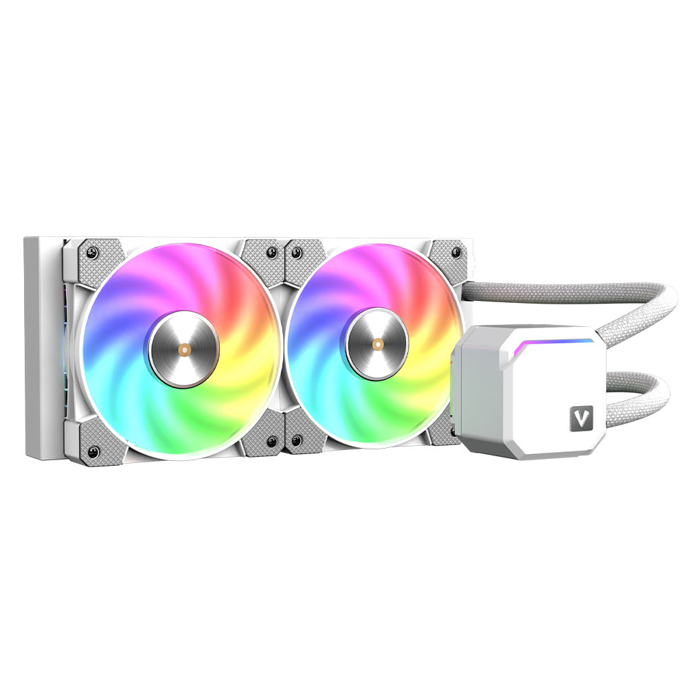 Vida BiFrost 240mm AIO ARGB Liquid CPU Cooler, 2x ARGB PWM Fans, ARGB ...