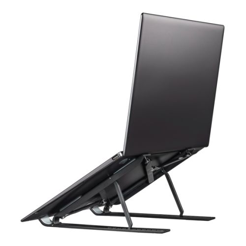 Hama Light Foldable Laptop Stand, Adjustable Incline, Laptops up to 15. ...