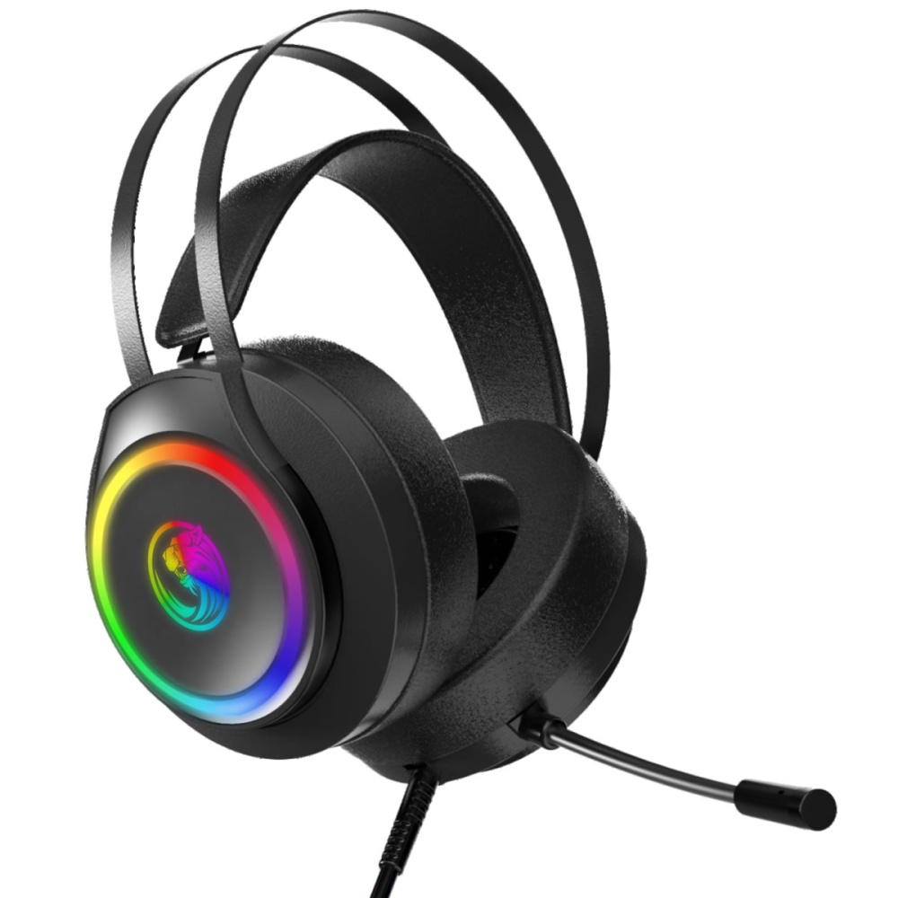 K2 E-Sports Gaming Headphones, PC Headset With Boom Microphone RGB LED ...