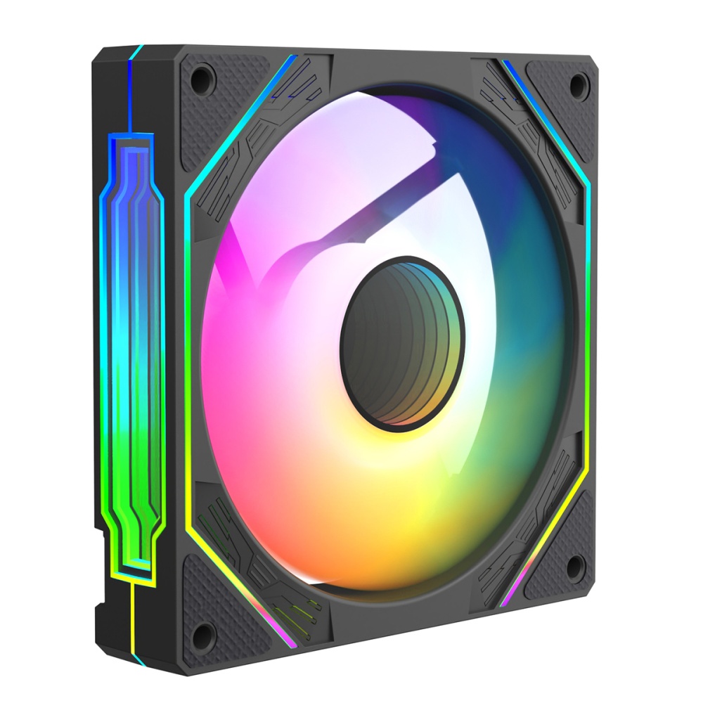 CiT Pro Storm 120mm Three-Sided Infinity ARGB 4-Pin PWM PC Cooling Fan ...