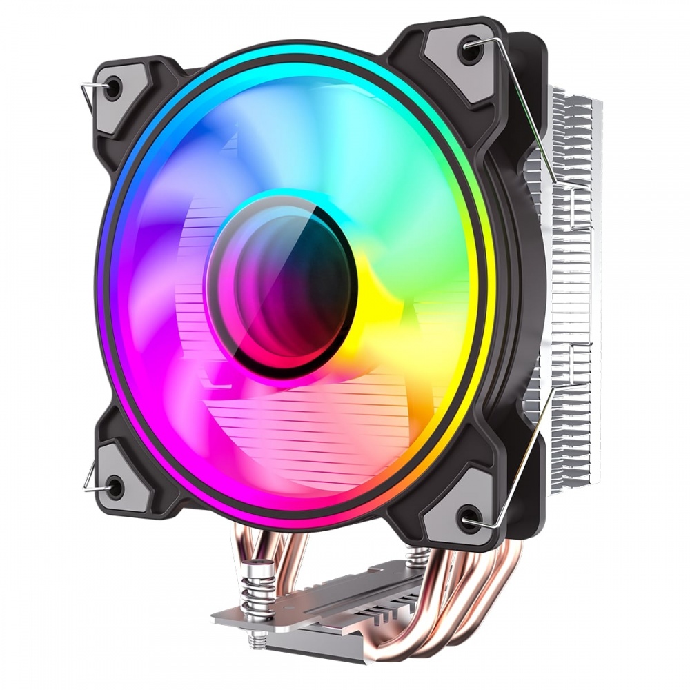 GameMax Ice Blade CPU Cooler With 120mm PWM ARGB Infinity Fan 4 x 6mm ...