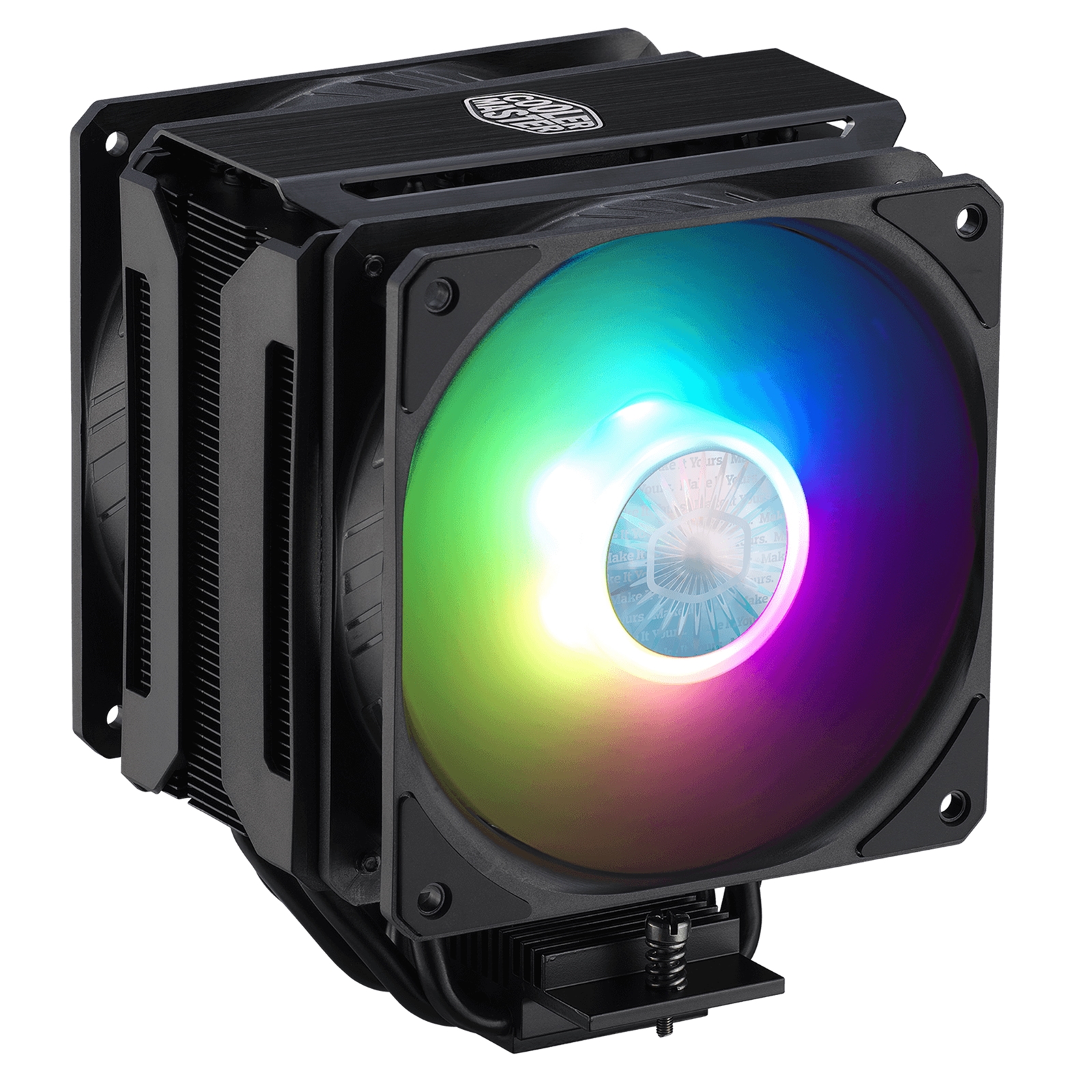 COOLER MASTER MasterAir MA612 Stealth ARGB Fan CPU Cooler, Universal ...