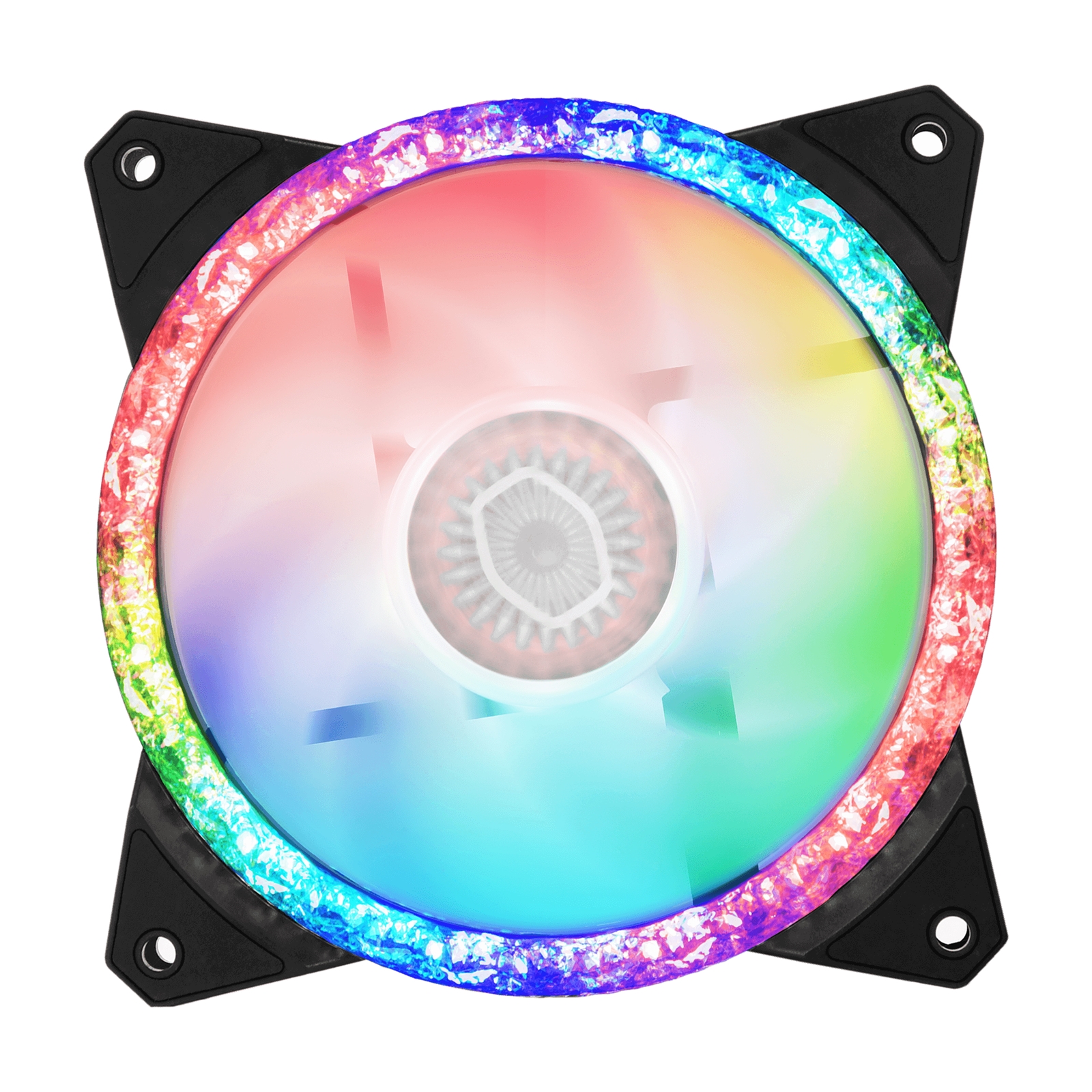 COOLER MASTER MF120 Prismatic Tri-Loop Addressable Gen 2 RGB Fan, 120mm ...
