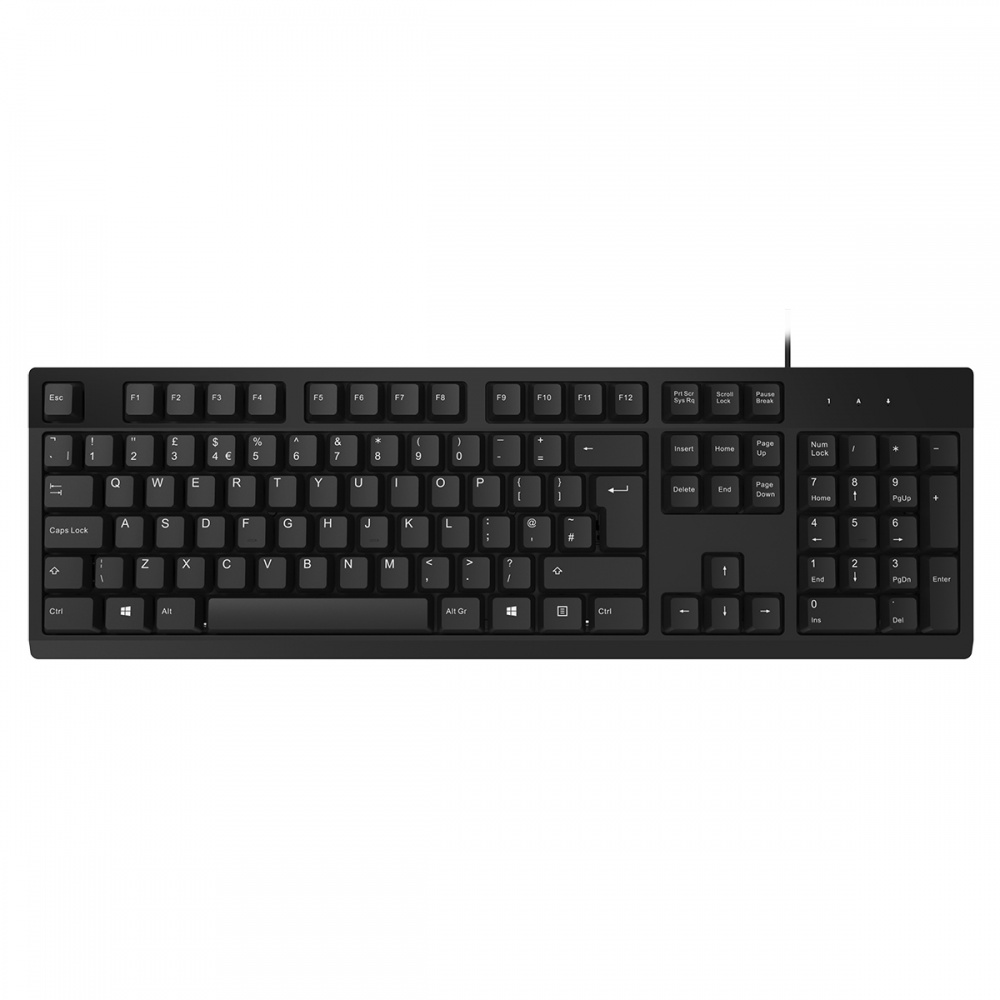 Cit KB-2106C USB/PS2 Wired Keyboard Black - DigiDirect