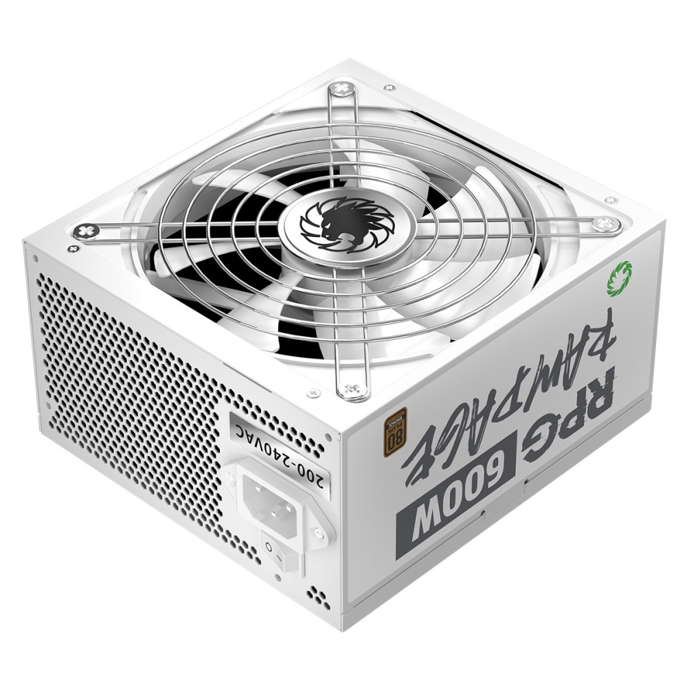 GameMax RPG Rampage White 600W 80 PLUS Bronze Non-Modular PSU Power Supply - DigiDirect