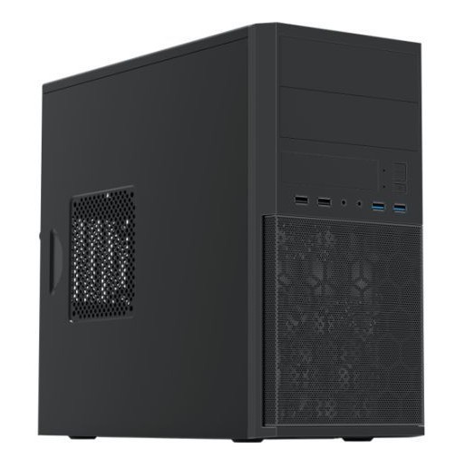 Vida Corporate Black Office PC Case, Micro ATX, 120mm Fan, 2x 5.25 Inch ...