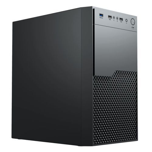 Vida Business Black Office PC Case, Micro ATX, 90mm Fan, 5.25 Inch Bay ...